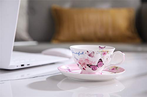 London Boutique Afternoon Tea Set 3 Coffee Tea cup and Saucer Dessert ...