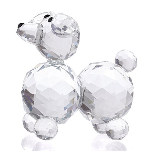 London Boutique Decorative Crystal Dog with swarovski crystal elements ...