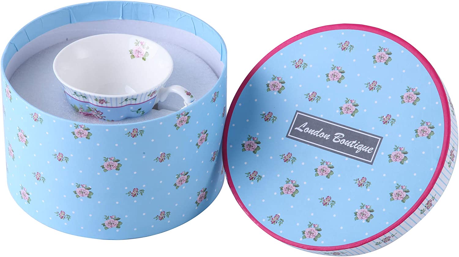 Coffee Tea cups and Saucers set of 2 Vintage Flora Rose Lavender Porce ...